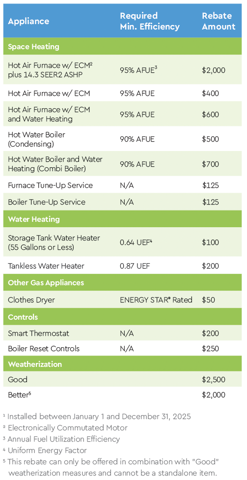 Get the rebate application for homeowners: National Fuel's Conservation ...