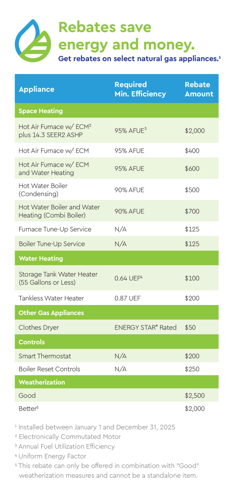 Get the rebate application for homeowners: National Fuel's Conservation ...